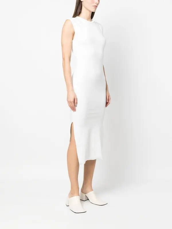 THOM KROM Open-back Midi Dress - White