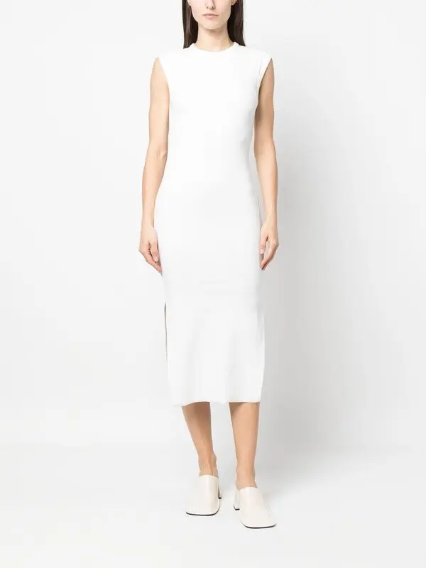 THOM KROM Open-back Midi Dress - White