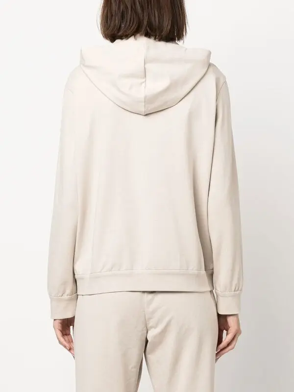 Brunello Cucinelli Cotton-blend Zip-up Hoodie