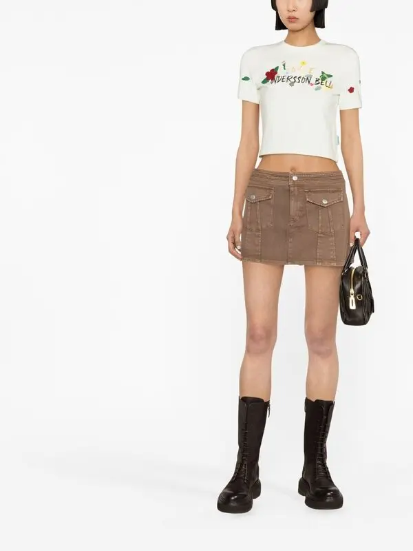 Andersson Bell Dasha Flower-garden Logo T-shirt