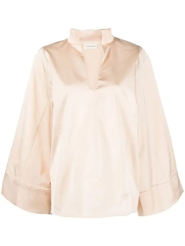 BY MALENE BIRGER Long-sleeve Wool Blouse
