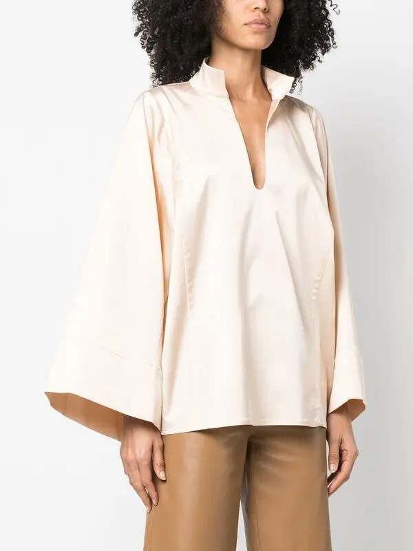 BY MALENE BIRGER Long-sleeve Wool Blouse