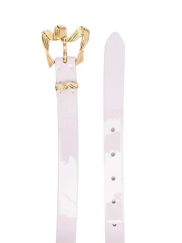 By Far Sculpted-buckle Belt