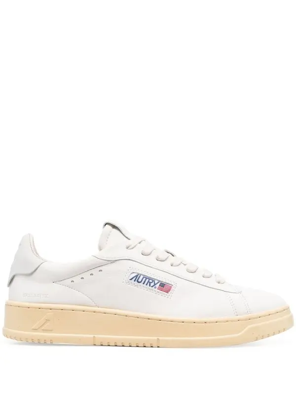 AUTRY Logo-patch Sneakers - Neutrals
