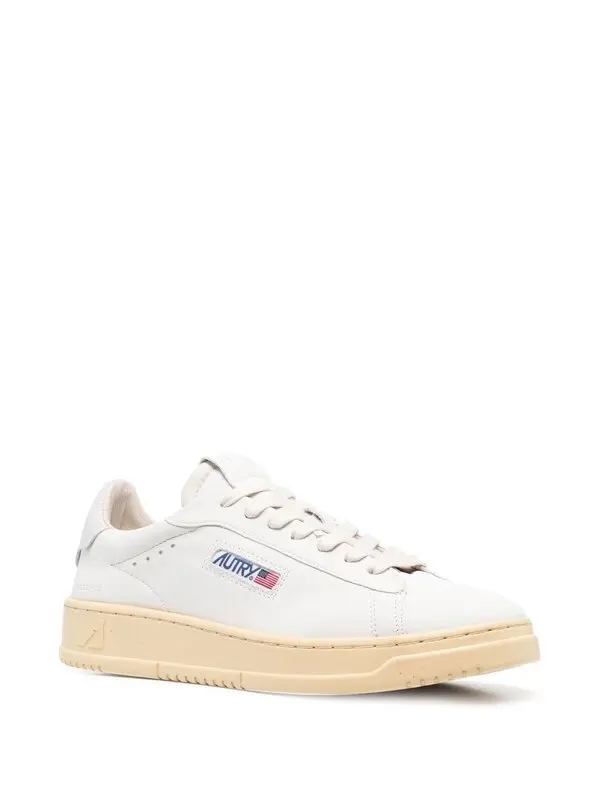 AUTRY Logo-patch Sneakers - Neutrals