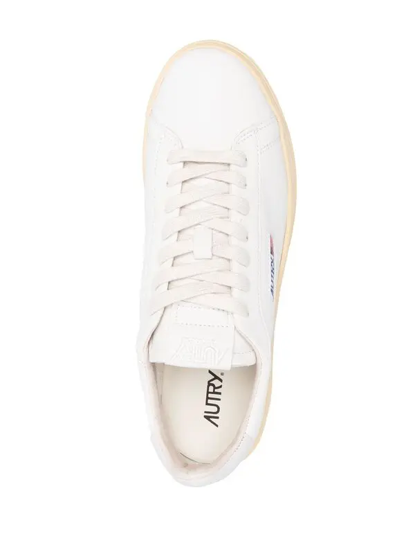 AUTRY Logo-patch Sneakers - Neutrals