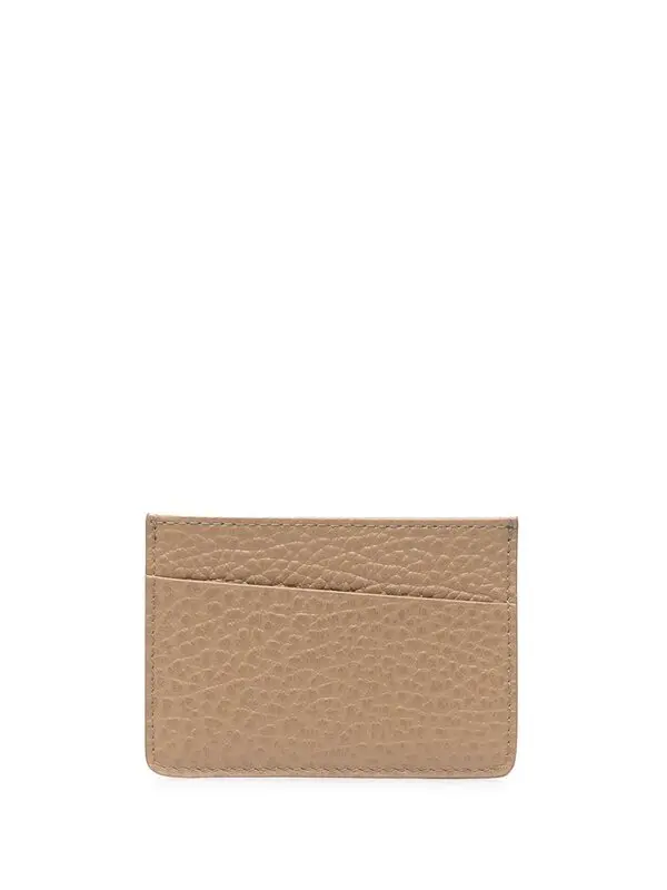 MAISON MARGIELA Four-stitch Leather Card Holder - Neutrals