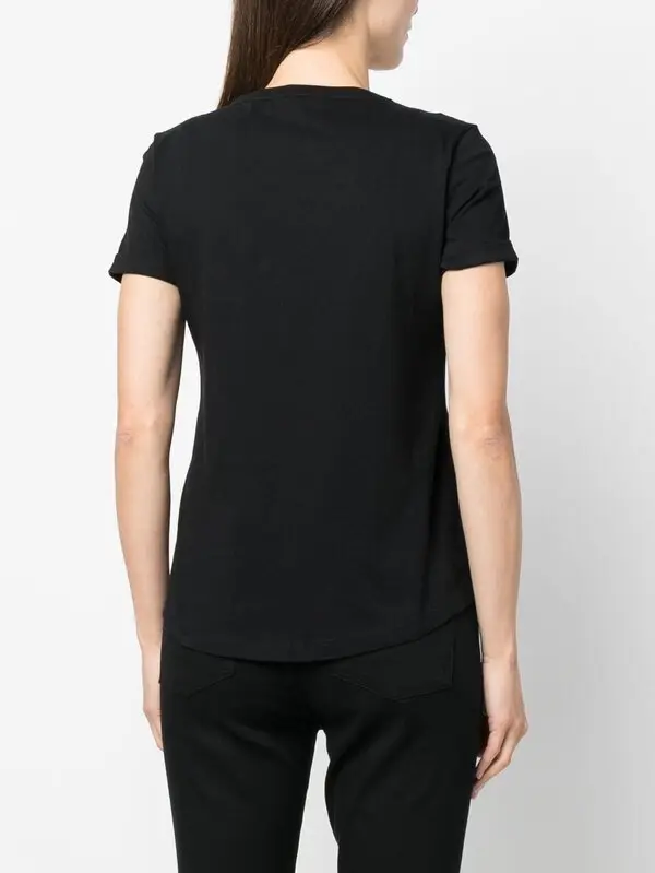 Ralph Lauren Hailly Beaded Logo T-shirt - Black