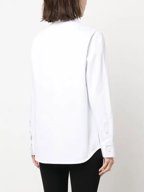 Raf Simons Logo-patch Shirt - White