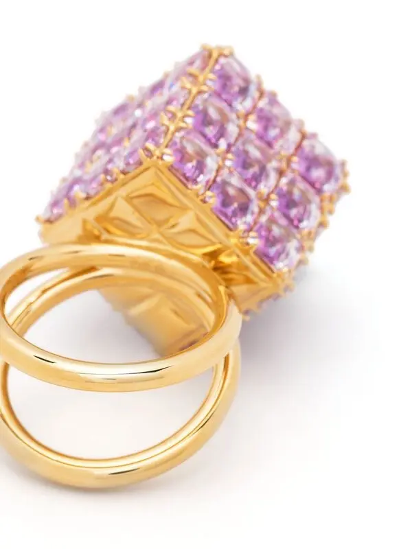SWAROVSKI Curiosa Cocktail Ring - Purple