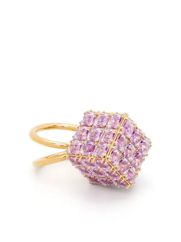 SWAROVSKI Curiosa Cocktail Ring - Purple