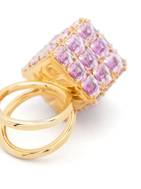 SWAROVSKI Curiosa Cocktail Ring - Purple