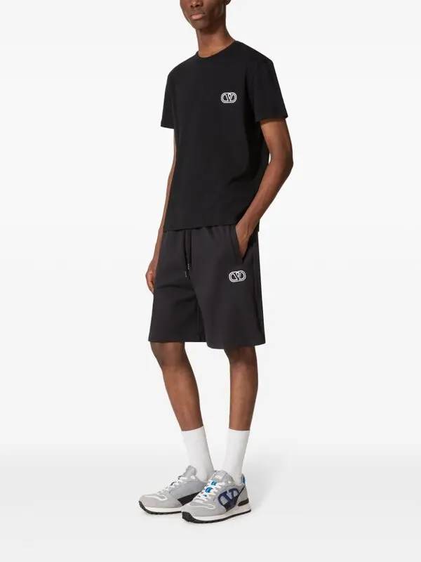 Valentino Garavani Vlogo Signature Cotton Bermuda Shorts