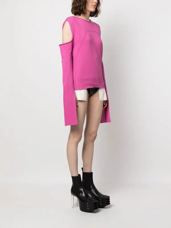 Rick Owens Cape-sleeve Cut-out Jumper