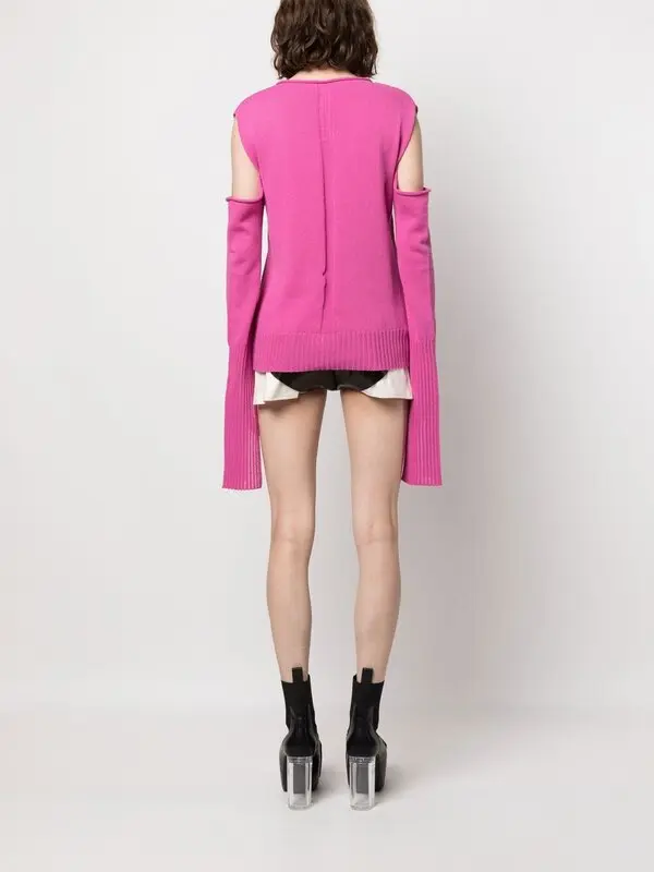 Rick Owens Cape-sleeve Cut-out Jumper