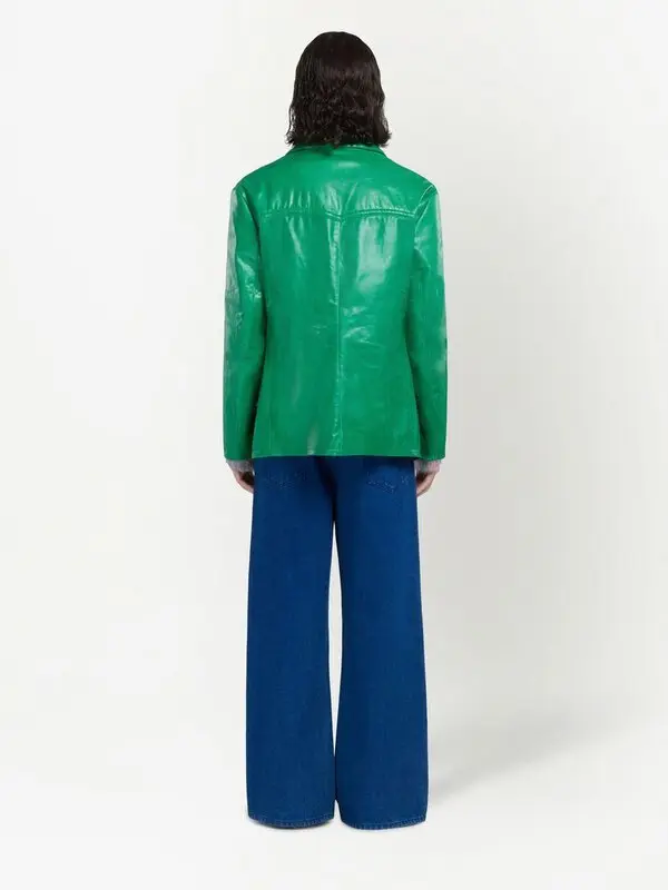 Marni Double-breasted Leather Jacket