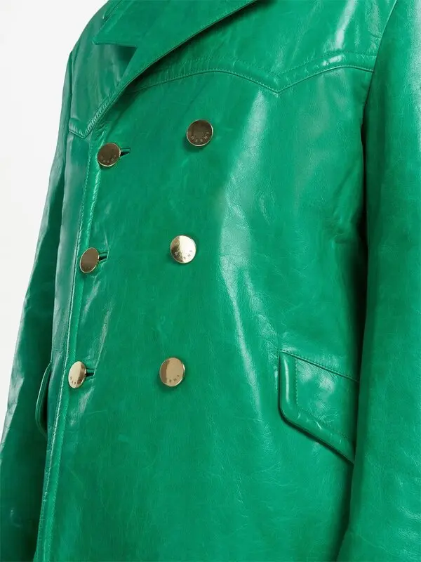 Marni Double-breasted Leather Jacket