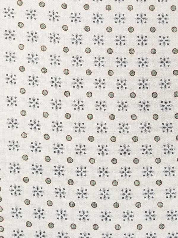 Brunello Cucinelli Silk Graphic-print Scarf