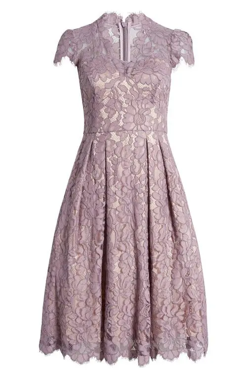 lace fit & flare cocktail dress eliza j 7064106