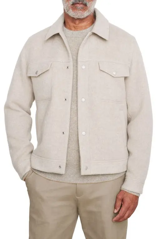 Vince Wool Blend Trucker Jacket
