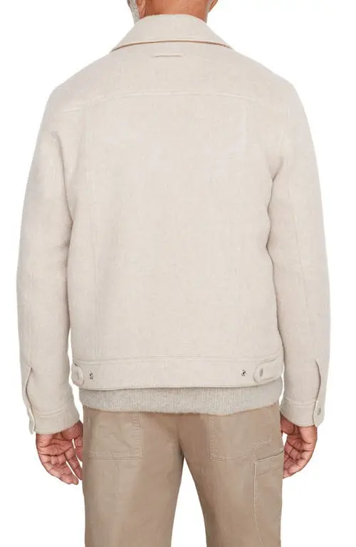 Vince Wool Blend Trucker Jacket
