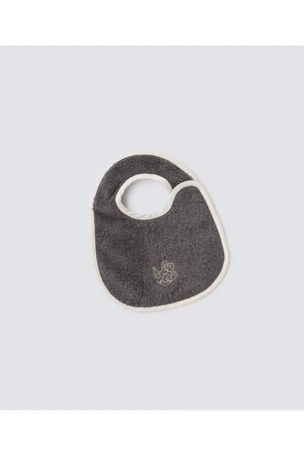 FOO TOKYO Organic Cotton Baby Bib - Gray
