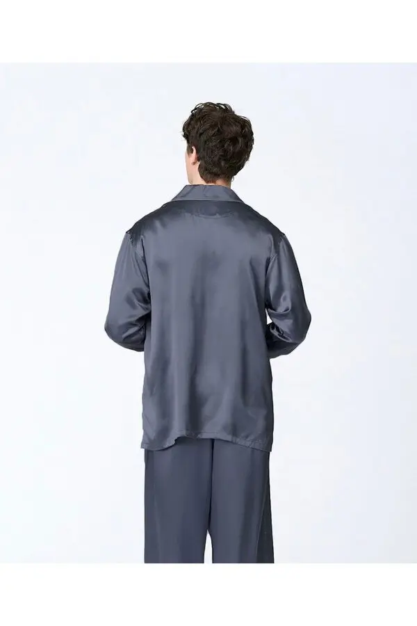 FOO TOKYO Silk Pajamas Gray