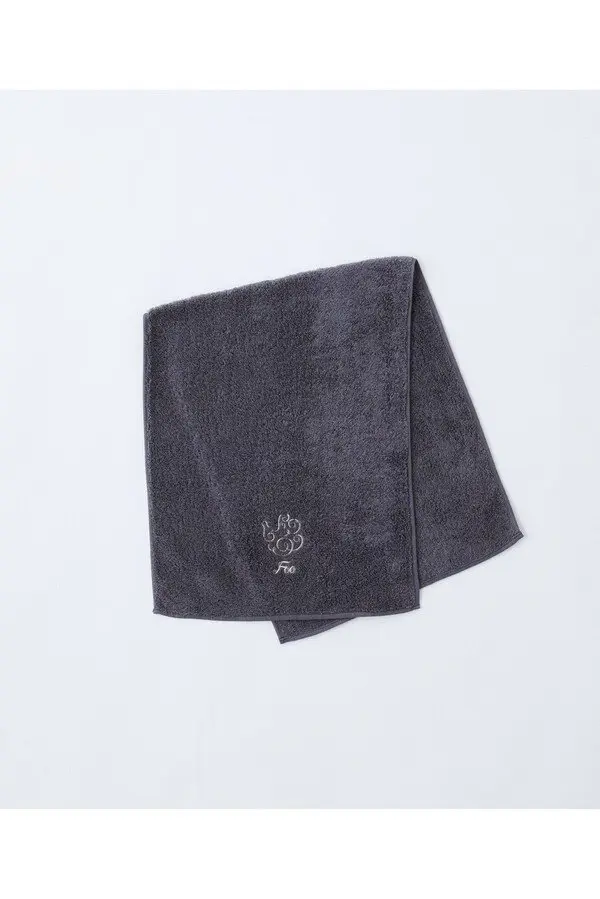 FOO TOKYO Organic Cotton Face Towel - Gray