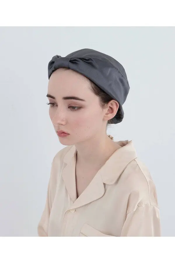 FOO TOKYO Silk Cap - Charcoal