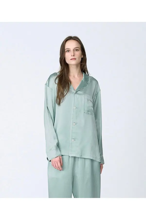 FOO TOKYO Silk Pajamas Mint - Green