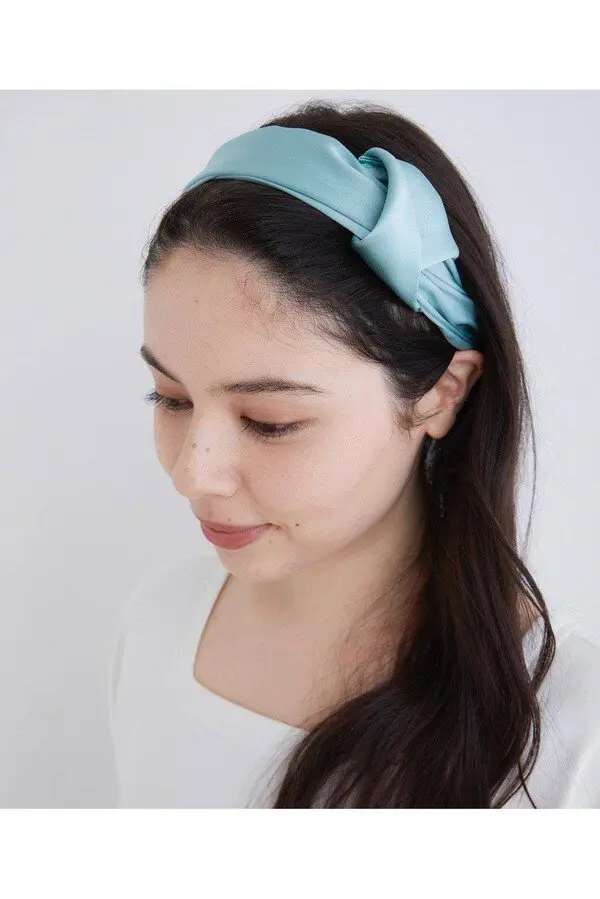 FOO TOKYO Silk Hairband - Green