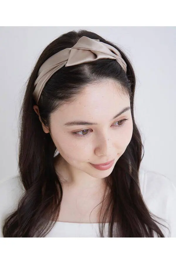 FOO TOKYO Silk Hairband - Pink