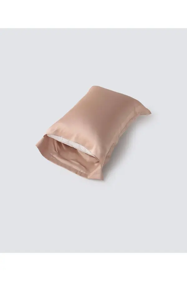 FOO TOKYO Silk Pillow Case Beige - Pink