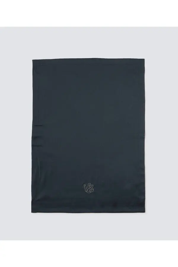 FOO TOKYO Silk Pillowcase - Navy