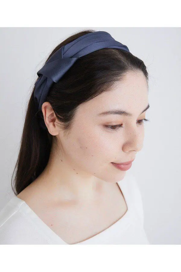 FOO TOKYO Silk Hairband - Charcoal