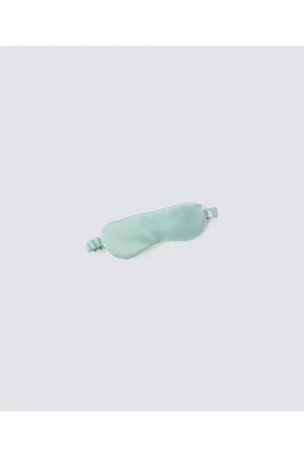 FOO TOKYO Silk Eye Mask Mint - Green