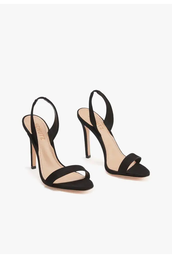 Schutz Luriane Sandal Black Editorialist