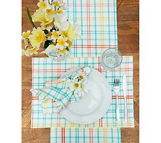 C&F HOME Bunny Trail Plaid Placemat, Set Of 6 Valerie - One-color