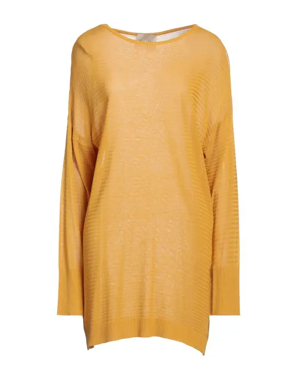 N.O.W. ANDREA ROSATI CASHMERE Marigold Sweater - Yellow