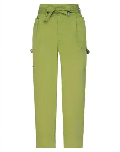 High Tapered Woven Pants - Green