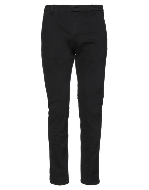 DONDUP Pants Size Cotton, Elastane - Black