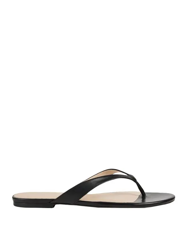 STUART WEITZMAN Soft Leather Thong Sandals