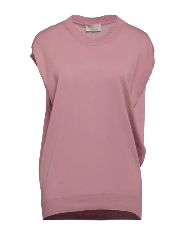 DRUMOHR Knitted Cotton Sweater - Pastel Pink