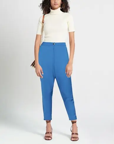 DENNY ROSE Tapered Satin Trousers