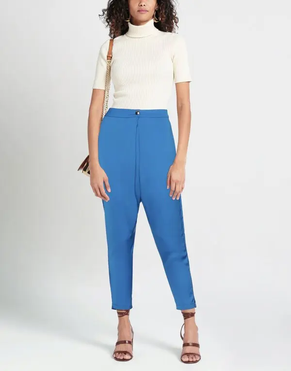 DENNY ROSE Tapered Satin Trousers