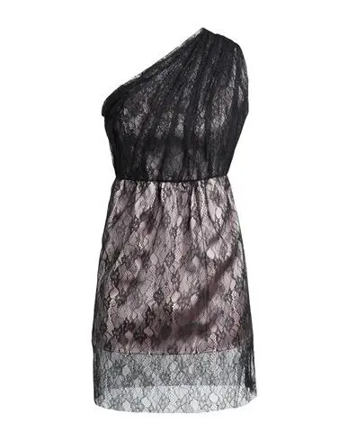Yes London Mini One-Shoulder Lace Dress In Black - 82% Off | Editorialist