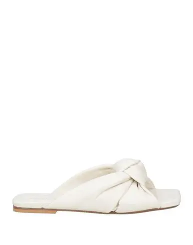BALDININI Leather Sandals - White