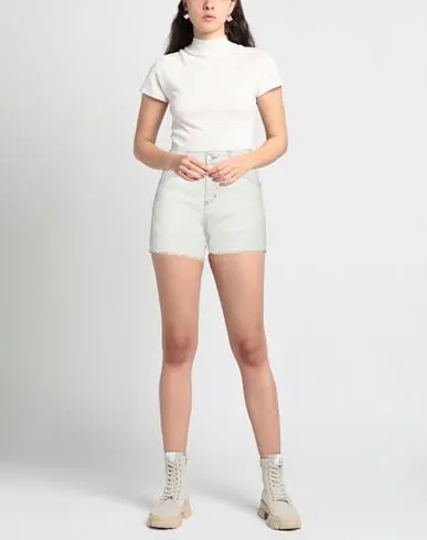 FAMILY FIRST Denim Shorts Size Cotton, Elastane