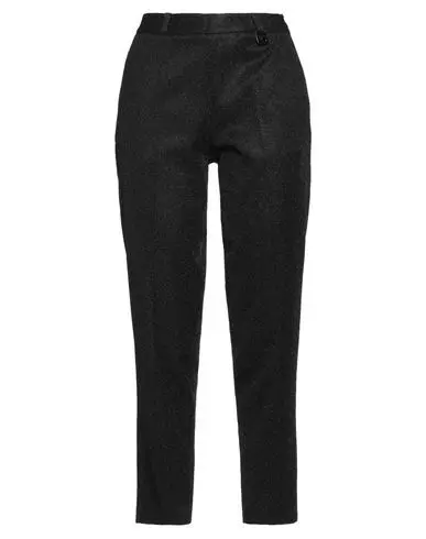 GAËLLE PARIS Tapered Lamé Pants - Black