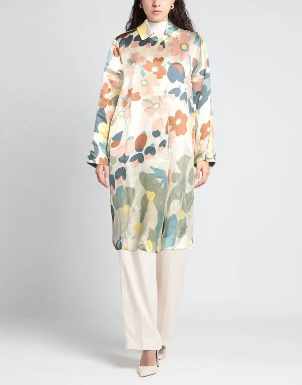 Aspesi Overcoat & Trench Coat Size Linen, Silk
